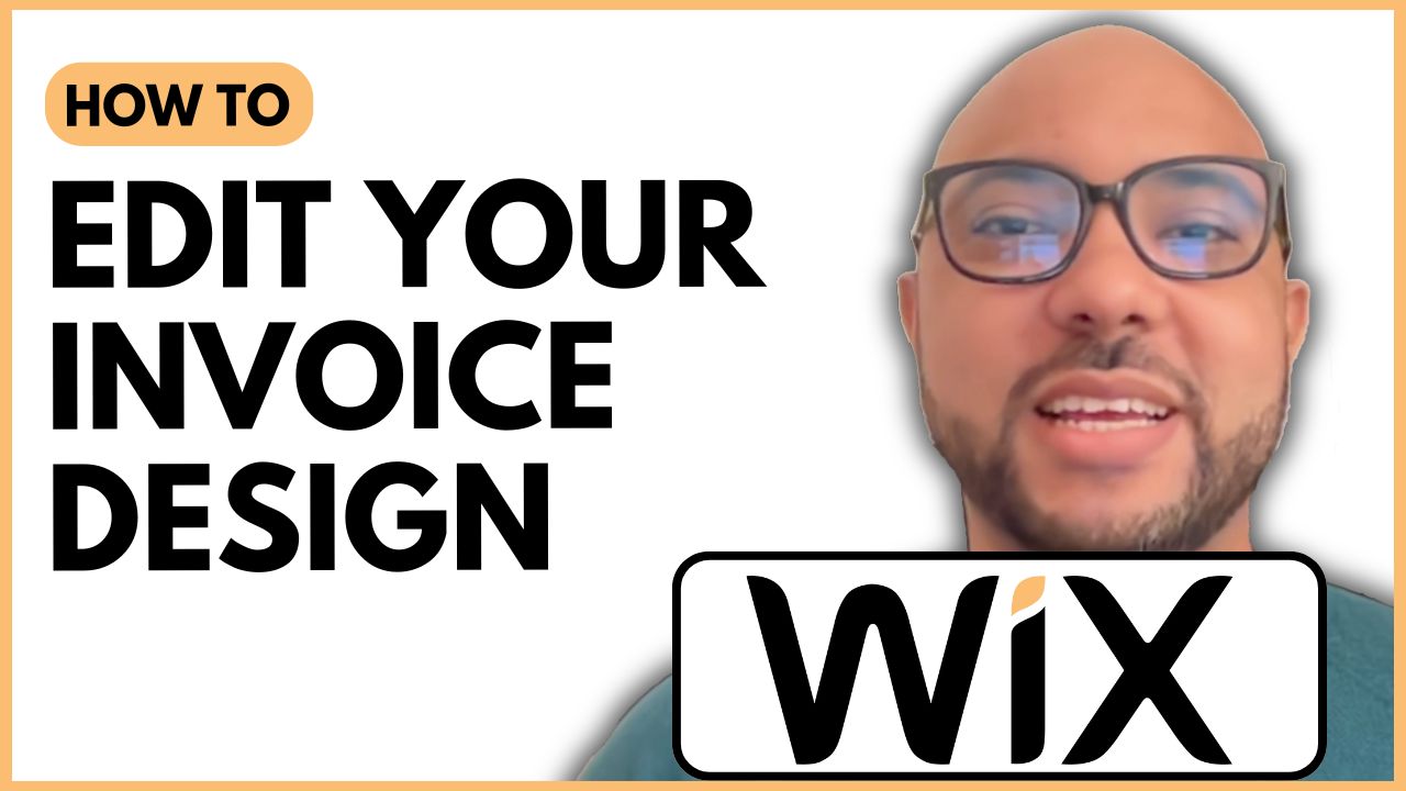 How to Edit Your Invoice Design in Wix - Ben's Experience